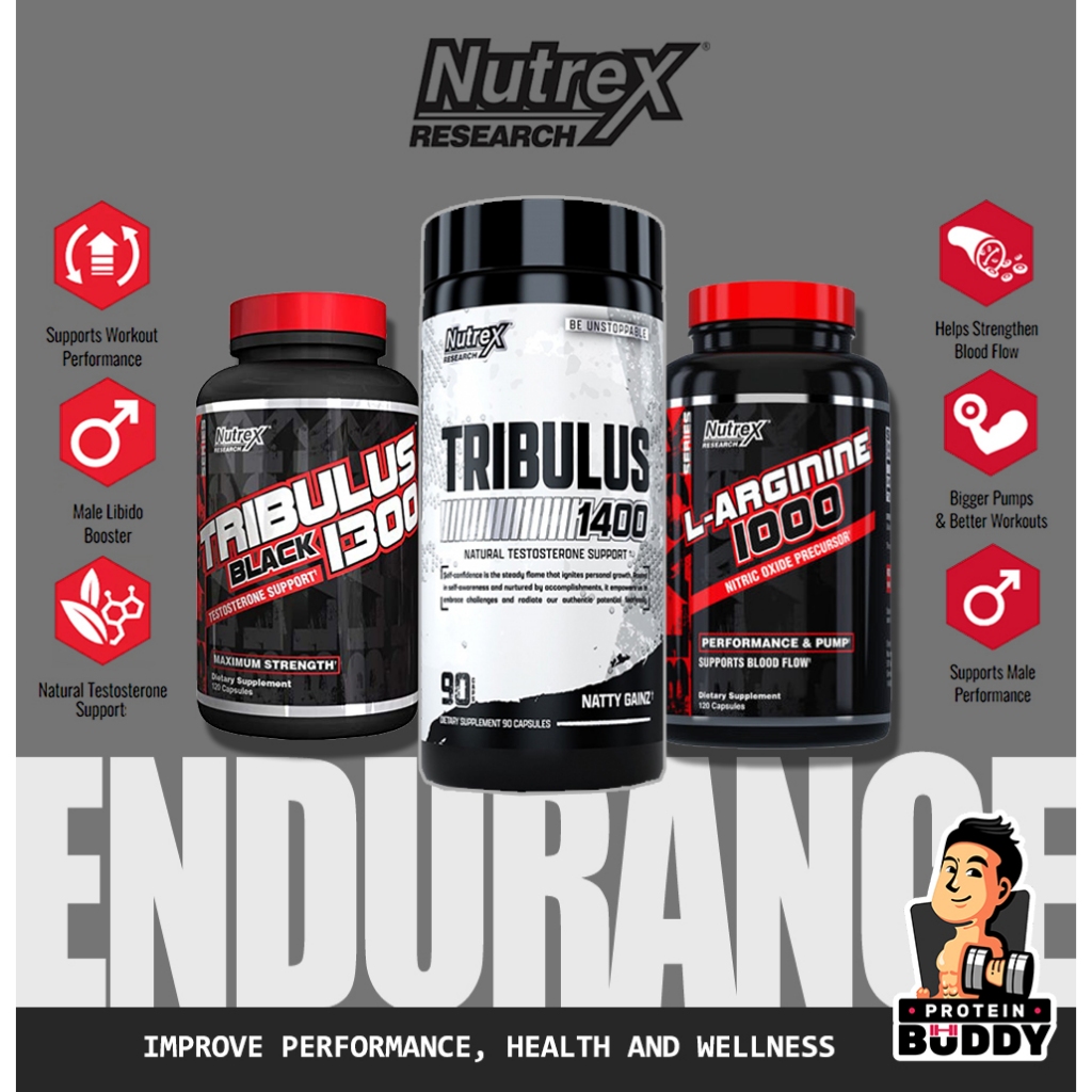 Nutrex TRIBULUS BLACK 1400mg (90caps) /1300mg (120caps) Natural ...