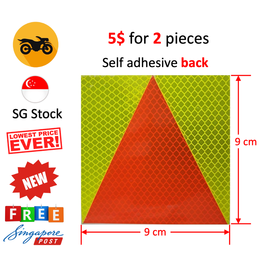 [🇸🇬SG Local Seller] P plate stickers for motorcycle motorbike | Shopee ...
