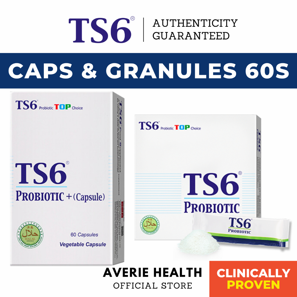 TS6 Probiotics Granules 60s / Capsules 60s | Promotes Gut Health, Boost ...