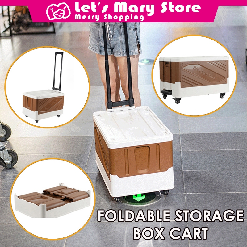Foldable Storage Box Cart / Container / Trolley / Multifunctional / Let ...