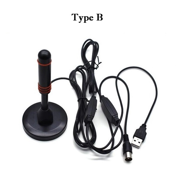 100% Copper Digital TV Antenna /Active Indoor Antenna for DVB-T2 Box ...