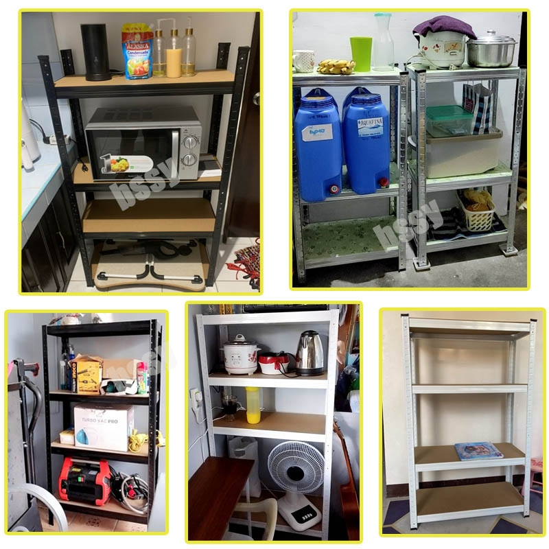 HDB Boltless Steel Shelf Store Warehouse Rack Kitchen Shelf Book Shelf ...