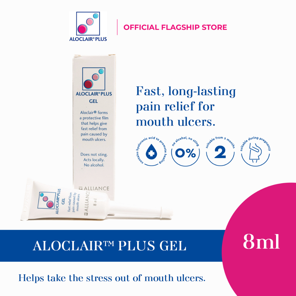 [ALOCLAIR PLUS OFFICIAL] Aloclair™ Plus Gel 8ml | For Mouth Ulcers ...