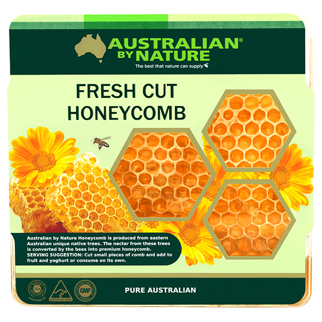 Australian By Nature Fresh Cut Raw Honeycomb (350g - 450g) | Pure ...
