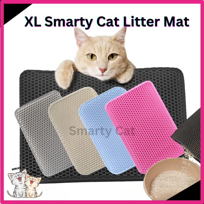 XL Smarty Cat Double Layer Litter Mat | Shopee Singapore