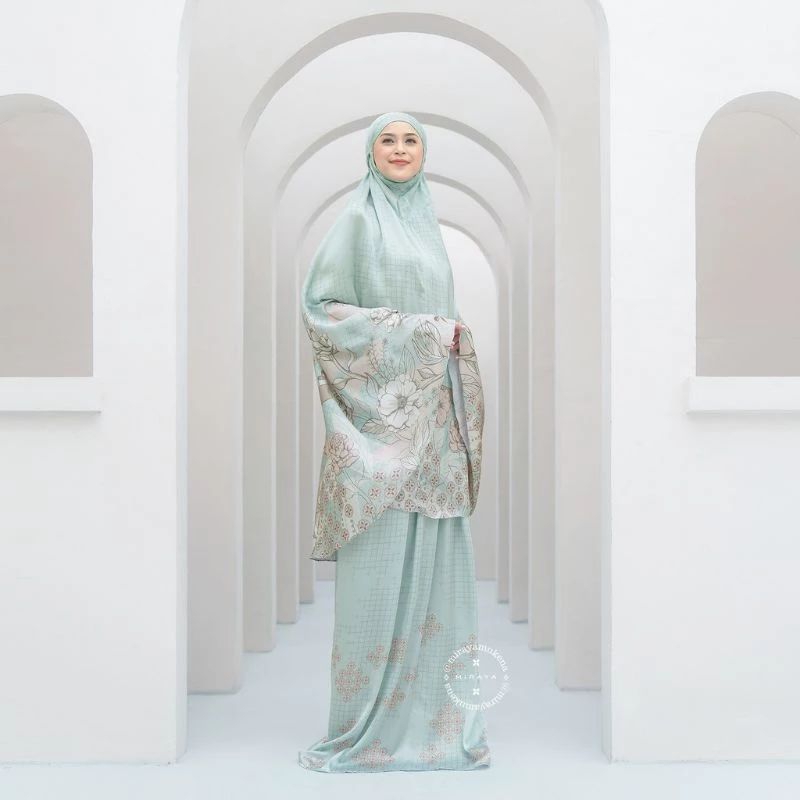 SG- Miraya Satin Silk Telekung |Mukena Silk | Gift Box | Shopee Singapore