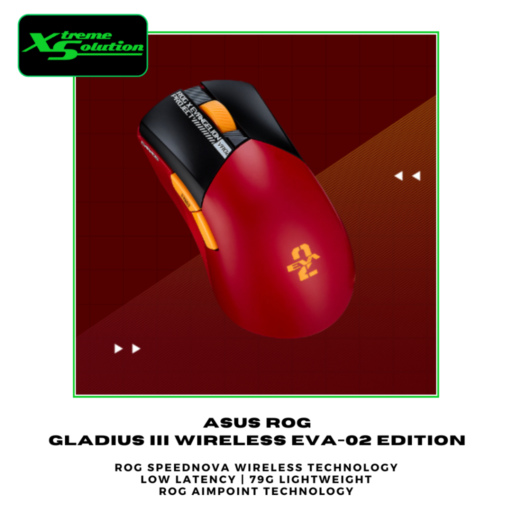 ASUS ROG X Evangelion - 02 Limited Edition (Mouse/Keyboard/Mousepad ...