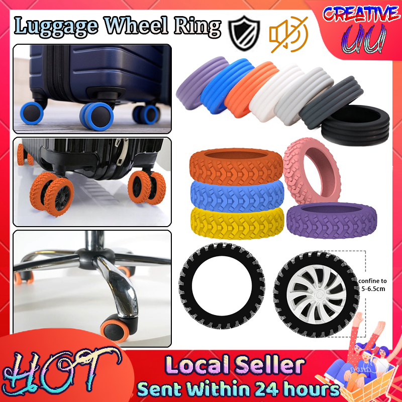 🔥【SG Ready Stock】🔥 4/8/16PCS Upgraded Rubber Ring Flexible Luggage ...