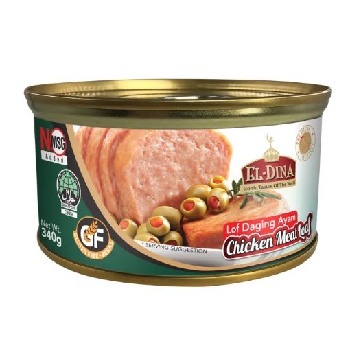 El Dina Halal Chicken Luncheon Meat 340g | Shopee Singapore
