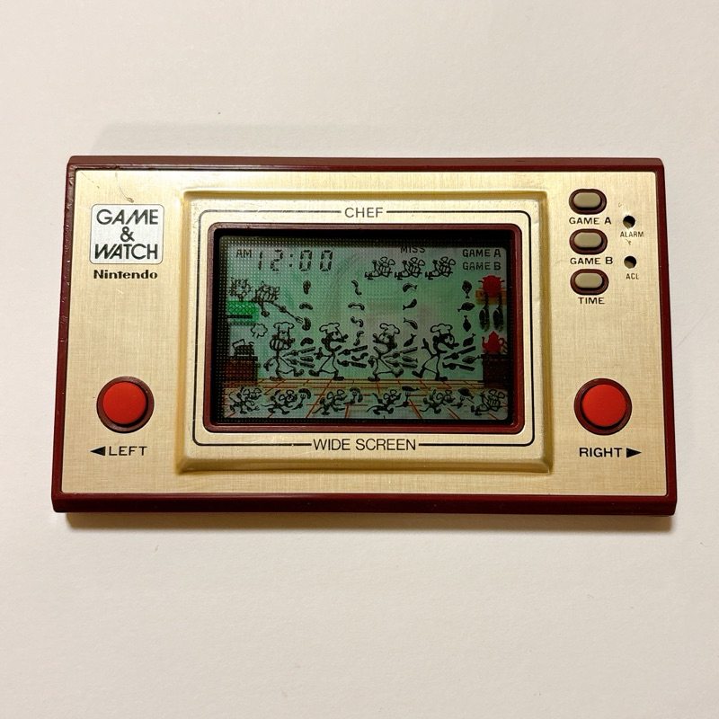 NINTENDO GAME AND & WATCH Chef Wide Screen 1981 Direct From Japan Very ...