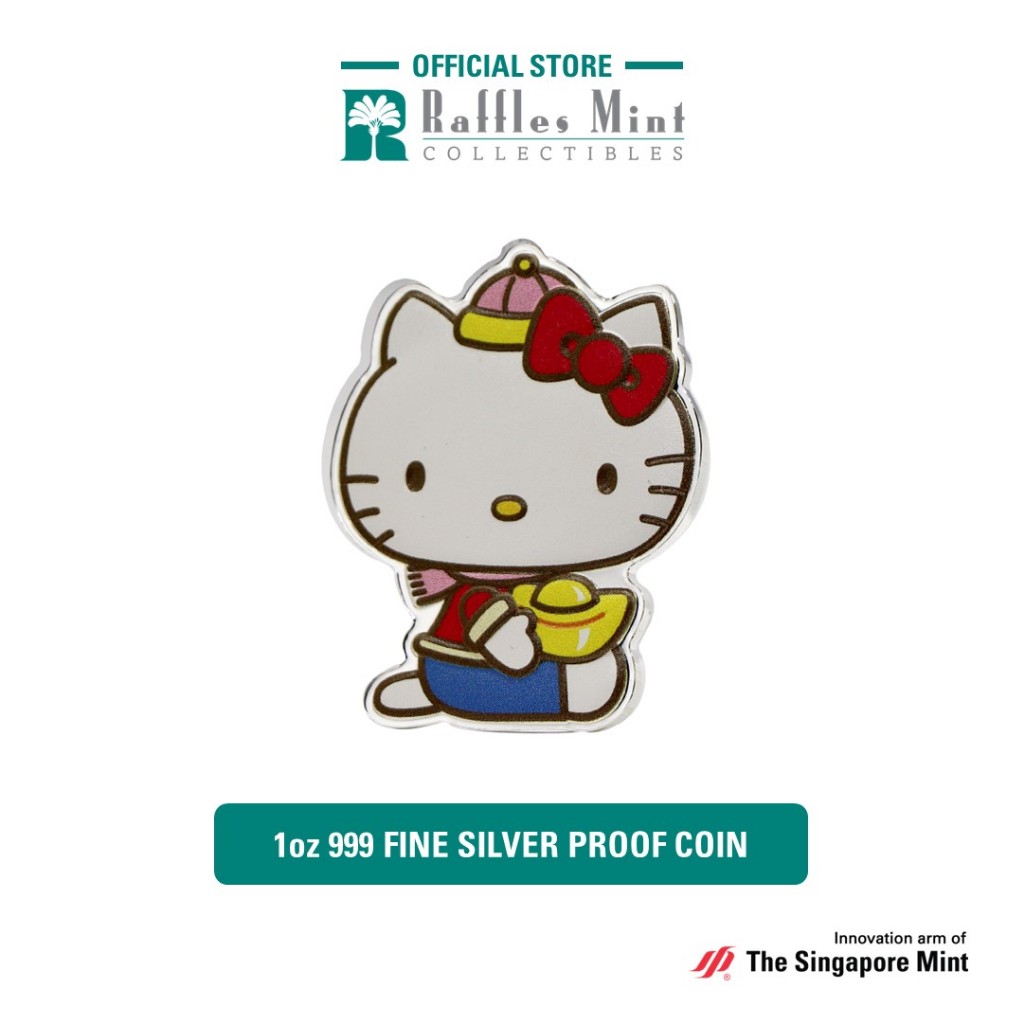 Sanrio Hello Kitty Happy New Year 1oz 999 Fine Silver Proof Coin [The ...