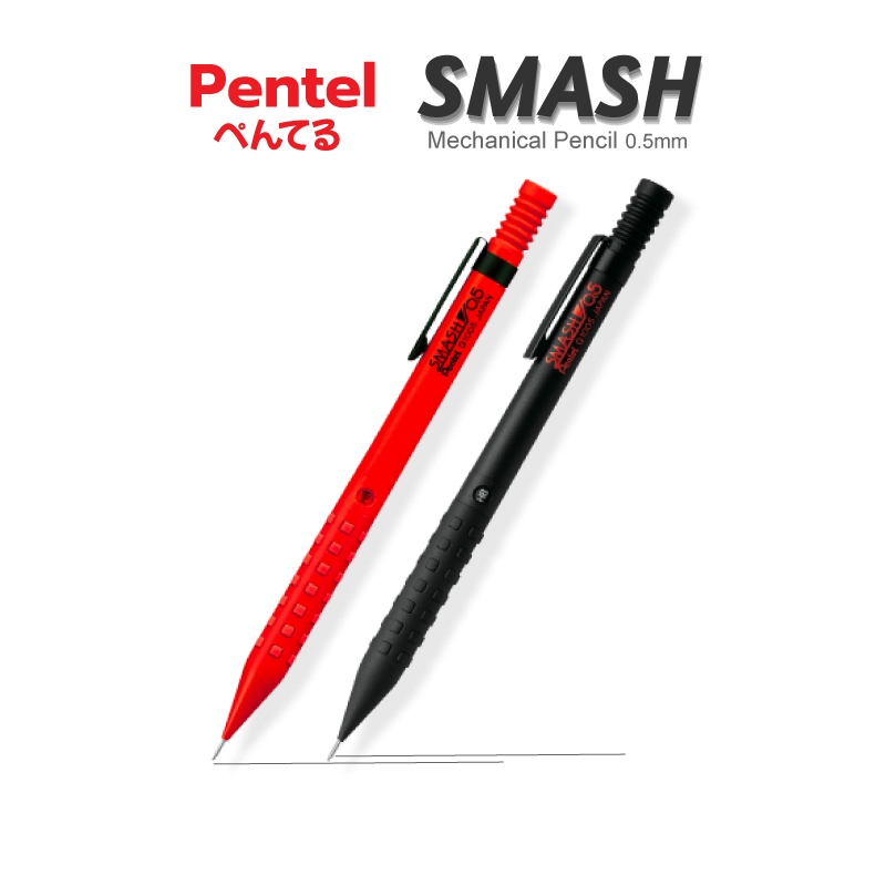 Pentel SMASH Mechanical Pencil 05 mm Single casing Grip and Nose cone ...