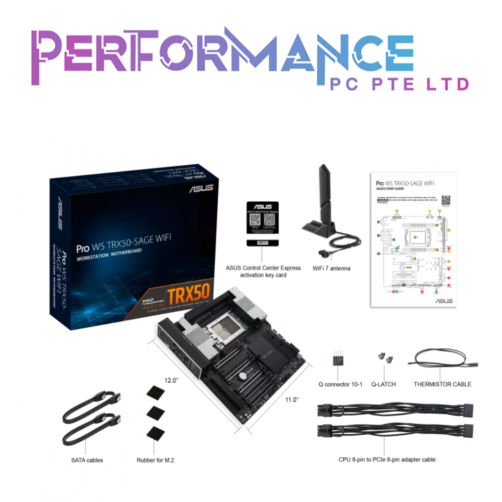 ASUS PRO WS TRX50-SAGE WIFI AMD TR5 CEB (3 YEARS WARRANTY BY BAN LEONG ...