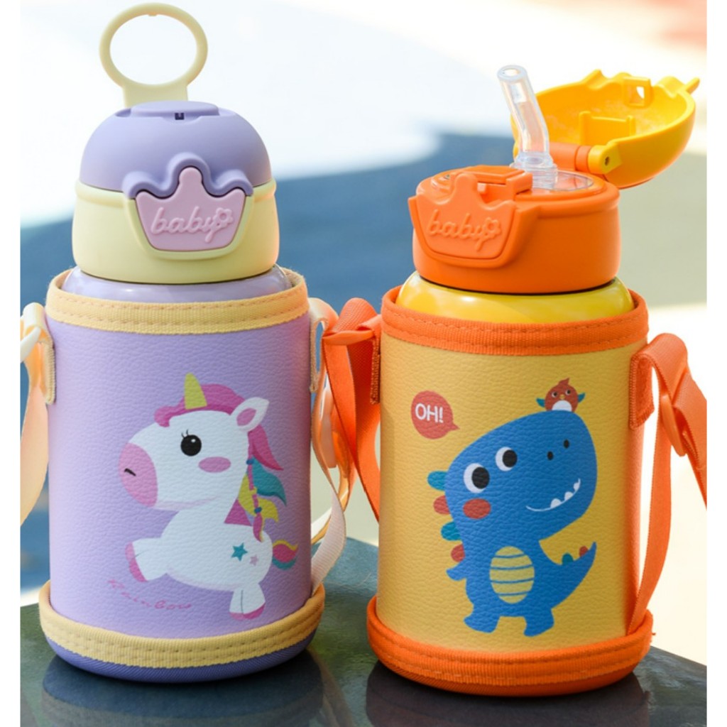 (500ml) Kids Children Thermal Flask Insulated Flask Water Bottle ...