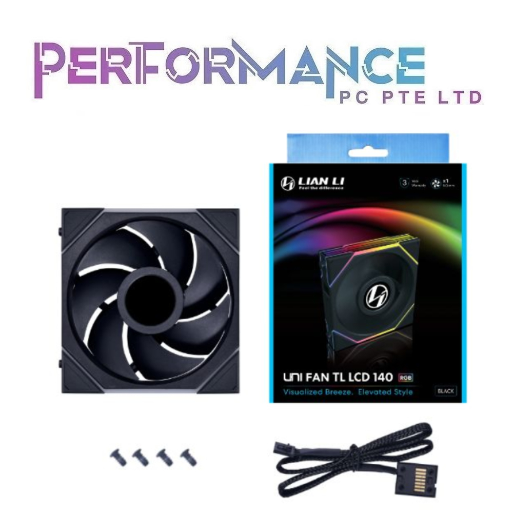 LIAN LI UNI FAN TL140LCD TL 140 LCD TL140 LCD RGB - 1pc BLACK / WHITE ...