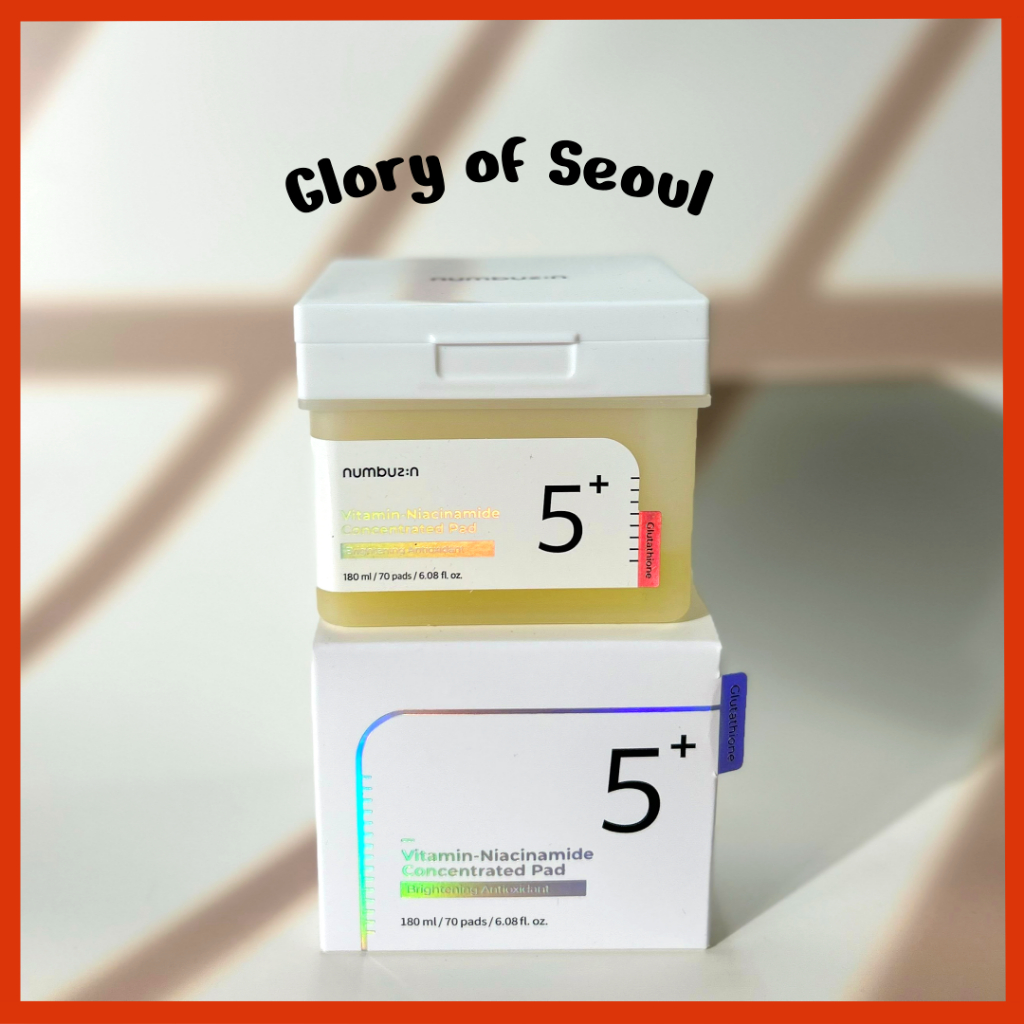 Numbuzin No.5 Niacinamide Concentrated Toner Pad (70 Sheets) | Shopee ...