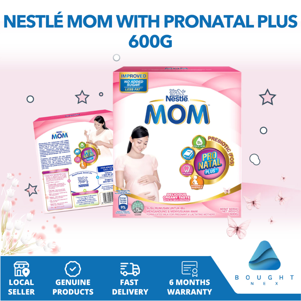 Nestle Mom Pronatal Plus Milk Powder 600g Optimal Fortifying Nourishing ...