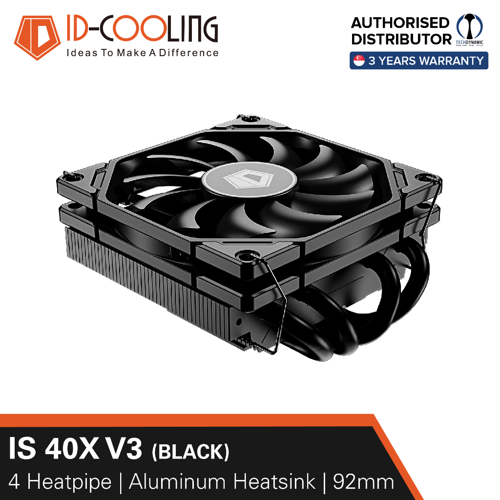 ID-COOLING IS 40X V3 Low Profile CPU Cooler (LGA 1700 Compatible ...