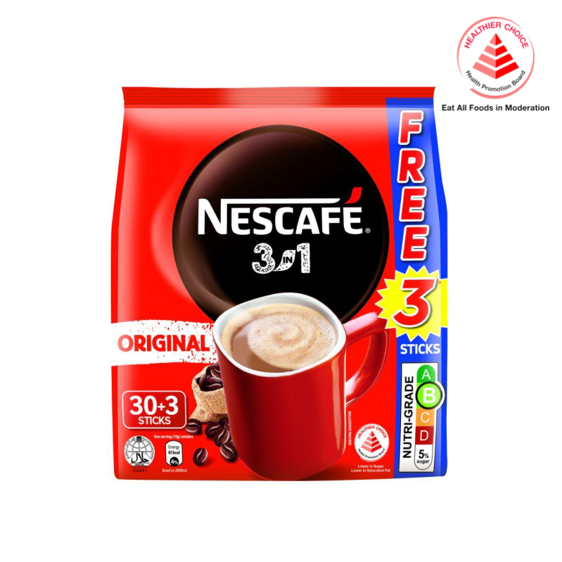 NESCAFE Original 3in1 30S + FREE 3S | Shopee Singapore