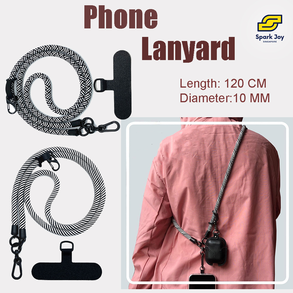 【SG】Crossbody Lanyard Strap Anti-lost Thin Tag Phone Handphone Sling ...