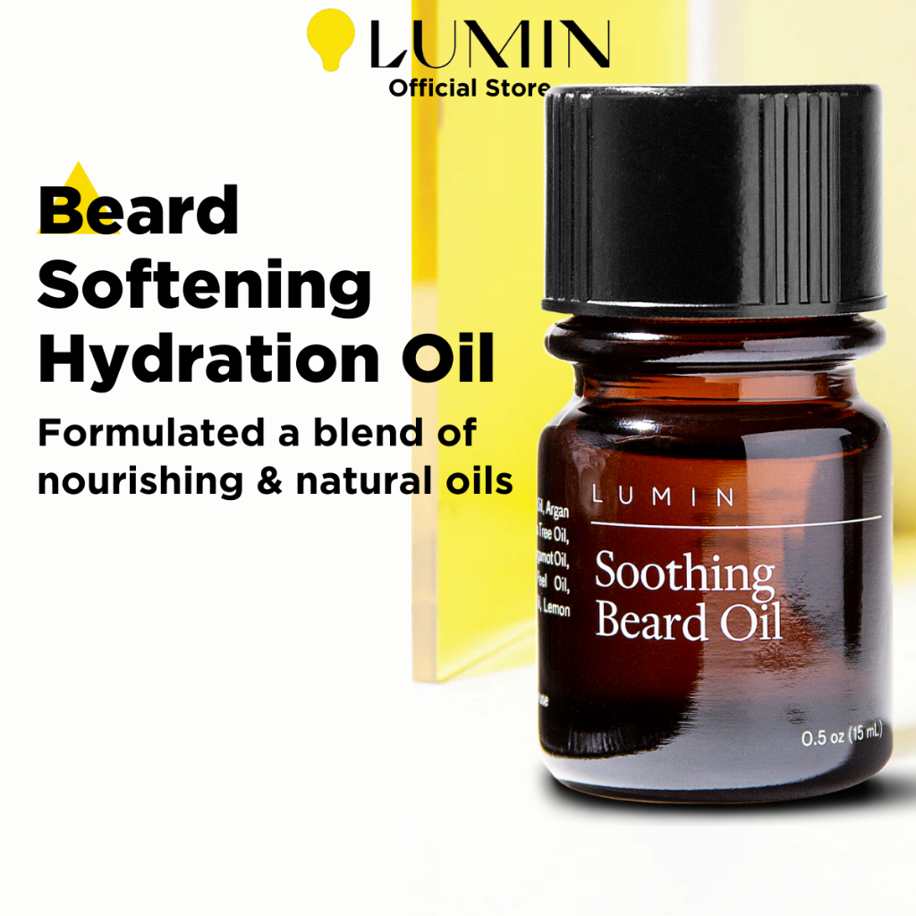 LUMIN | Soothing Beard Oil (15ml) Nourishing and Natural Oils. Soothes ...