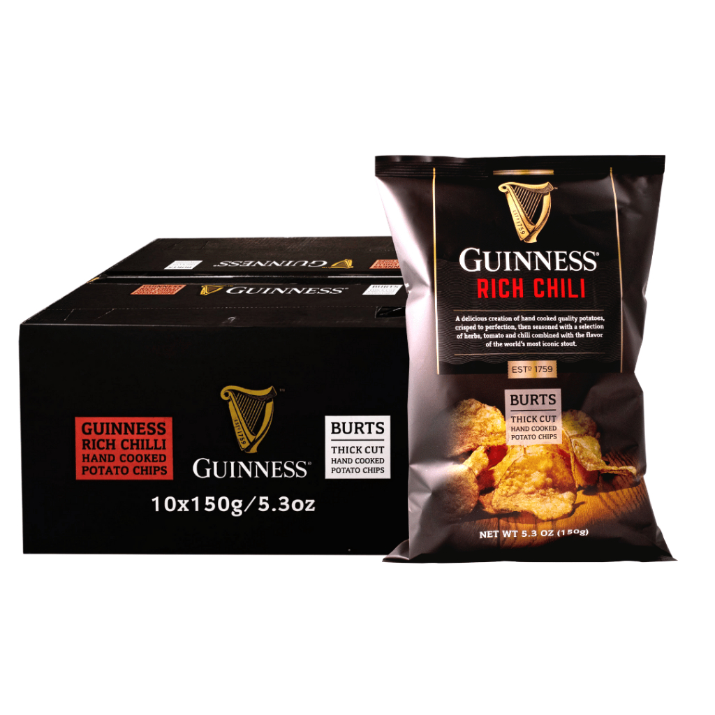 GUINNESS Rich Chilli Potato Chips 150g (1 carton) | Shopee Singapore