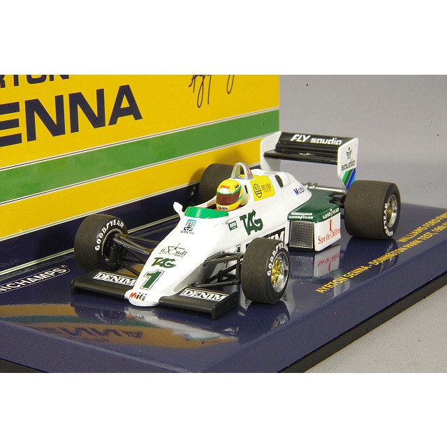 MINICHAMPS 1/43scale WILLIAMS FORD FW08C AYRTON SENNA DONINGTON PARK ...