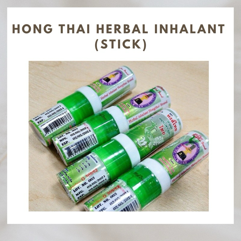 [INSTOCK] Hong Thai Herbal Inhalant Stick (Thailand) 🇹🇭 | Shopee Singapore