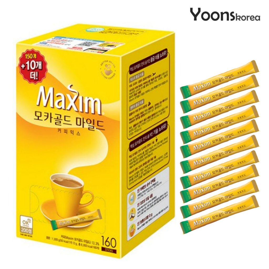 [Maxim] Mocha Gold Mild Coffee Mix / Korea Instant Coffee / 10T, 20T ...