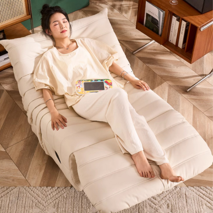 Caterpillar Lazy Sofa with Foot Rest Worm Rocking Lying Chair Living ...