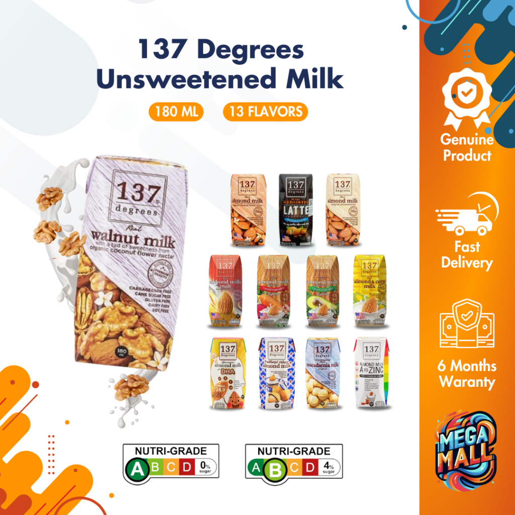 137 Degrees Milk 180ml - Natural, Healthy, Delicious | Shopee Singapore