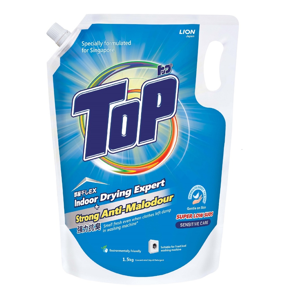 Top Concentrated Liquid Detergent Refill Assorted (1.5kg) | Shopee ...