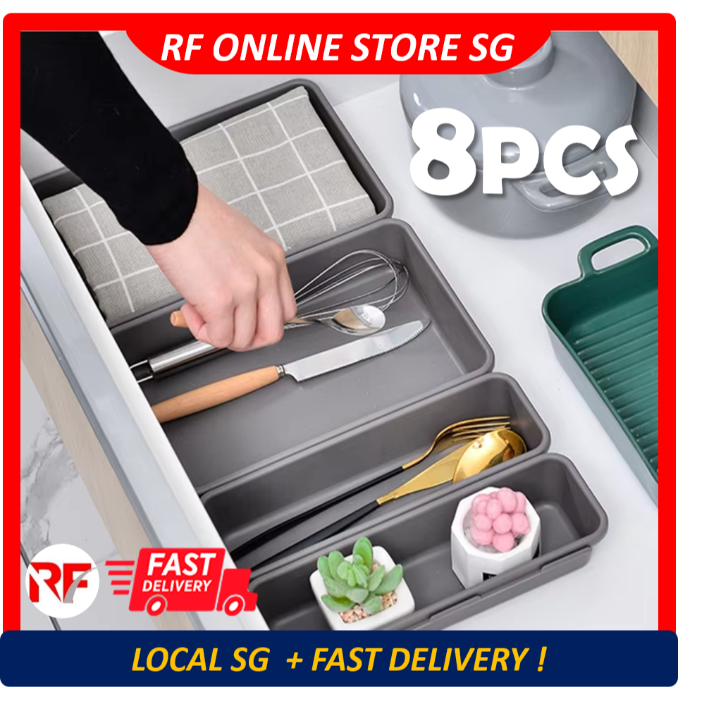 Drawer Organizer Box Adjustable Cutlery Drawers Storage Box 3 Different ...