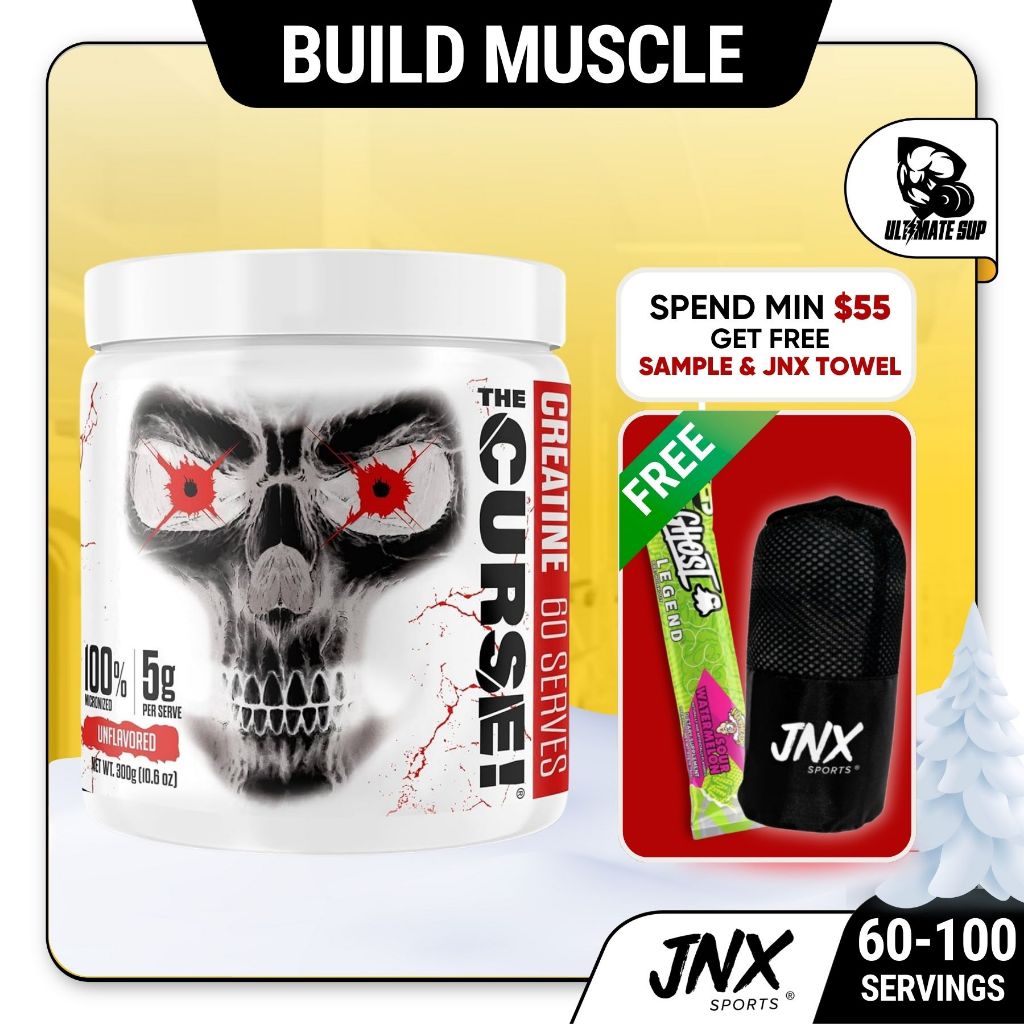 JNX The Curse, Pure Creatine Monohydrate, Enhanced Workout Performance ...