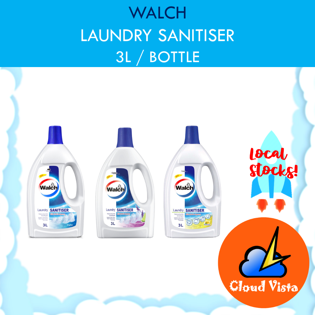 [Bundle of 4] Walch Laundry Sanitiser 3L | Shopee Singapore