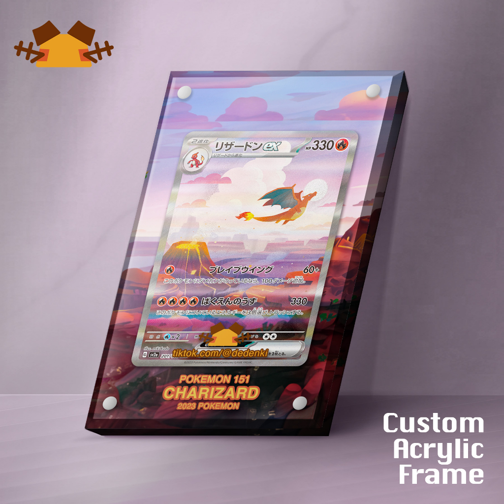 Charizard SAR Custom Acrylic Frame | Shopee Singapore