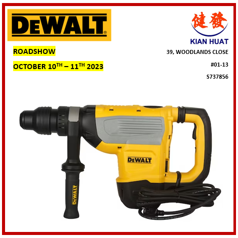 DEWALT D25733K-B1 8KG SDS MAX 48MM COMBINATION HAMMER | Shopee Singapore