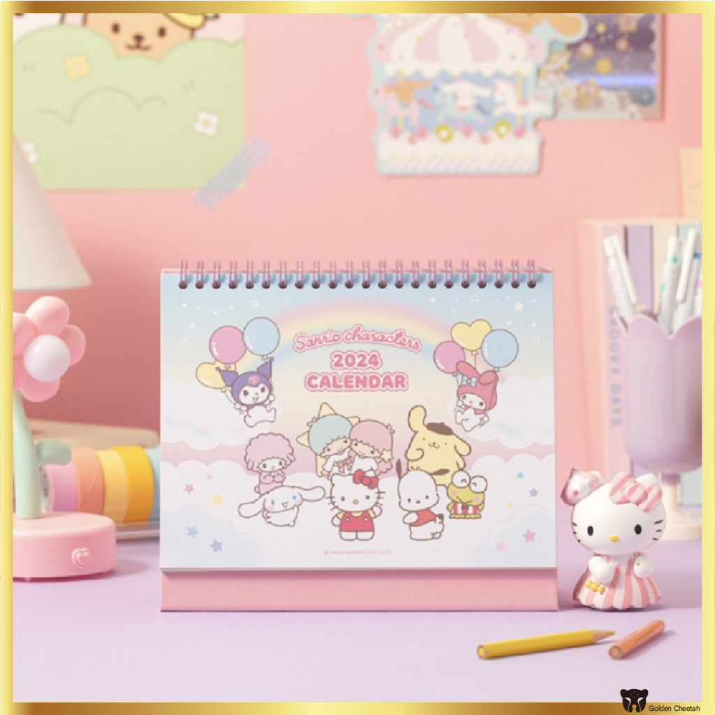 [Sanrio] 2024 Sanrio Characters Desk Calendar | Shopee Singapore