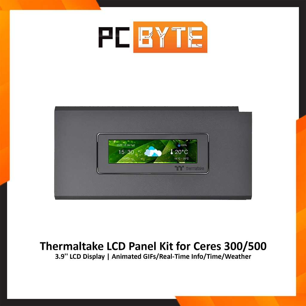 Thermaltake LCD Panel Kit for Ceres 300/500 (3.9'' LCD Display | Animated GIFs/Real-Time Info ...