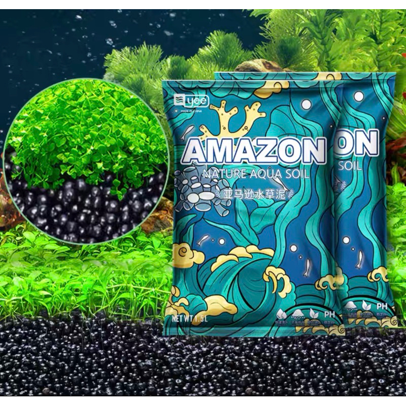 Aquarium Soil.The sand at the bottom of the fish tank. Amazon base ...