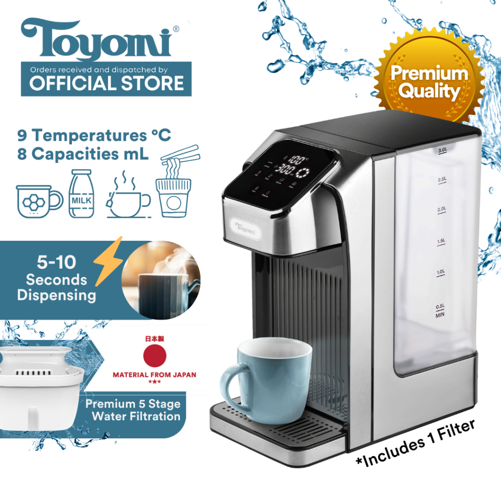 [BEST SELLER] Toyomi 3L InstantBoil Filtered Water Dispenser with ...