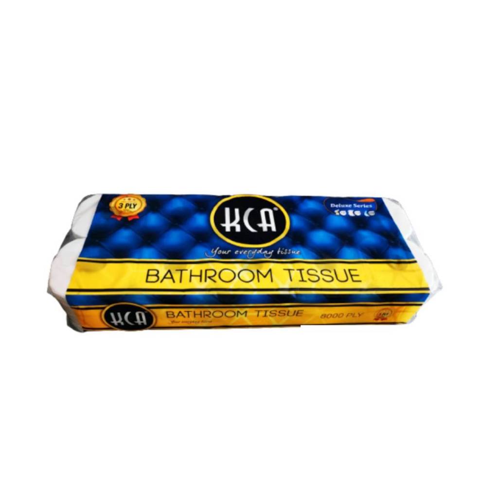 [Bundle of 2] KCA Bathroom Tissue 3ply (8000ply), 10 Rolls per Packet ...