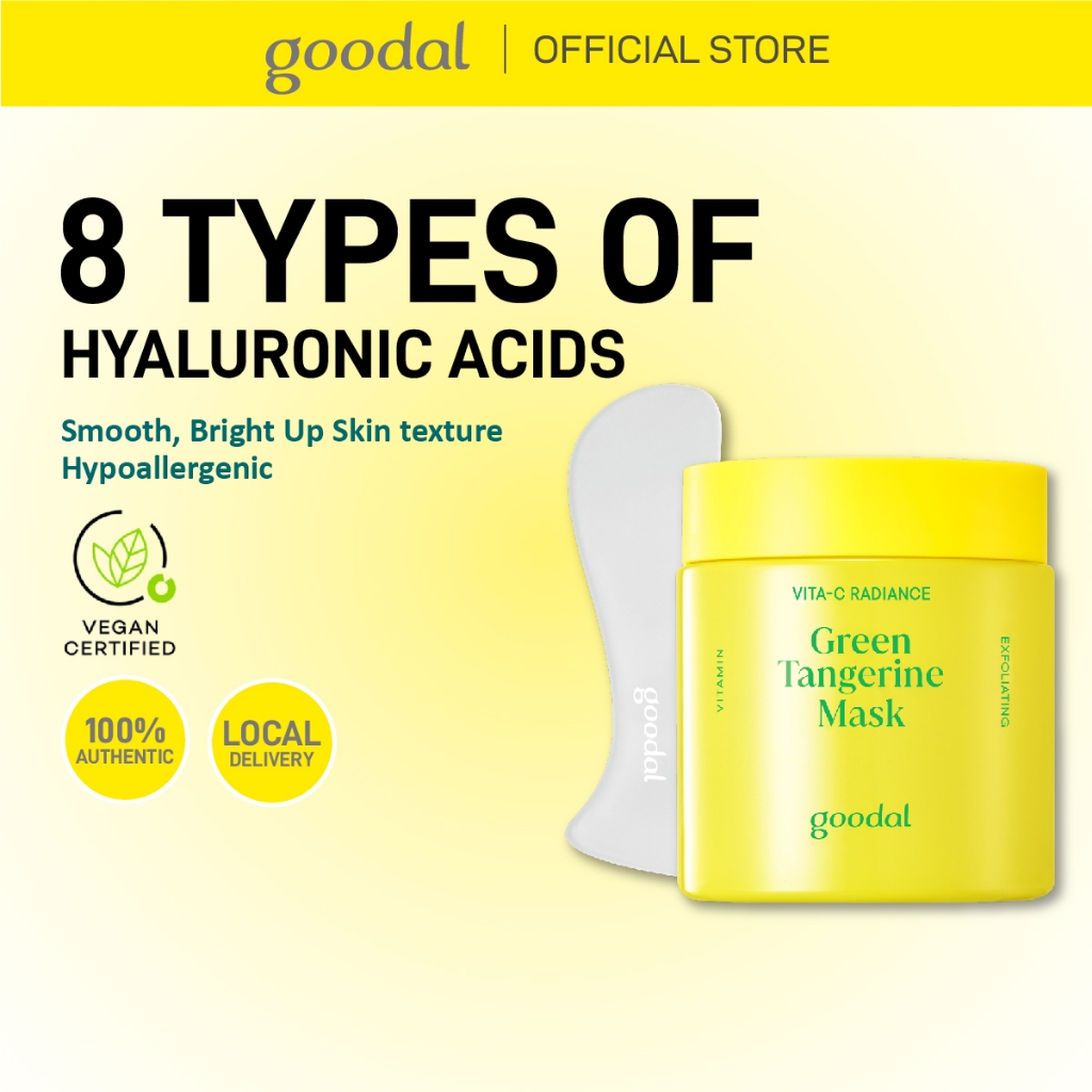 [GOODAL] Green Tangerine Vita C Wash Off Mask 110g (Hyaluronic Acid ...
