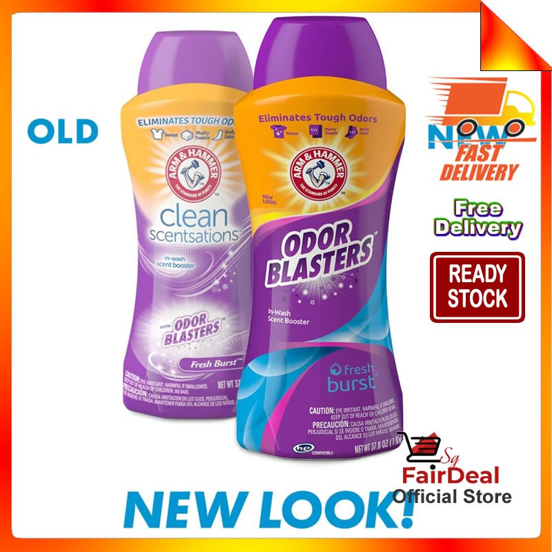 Arm & Hammer Clean Scentsations In-Wash Scent Booster - Odor Blaster ...