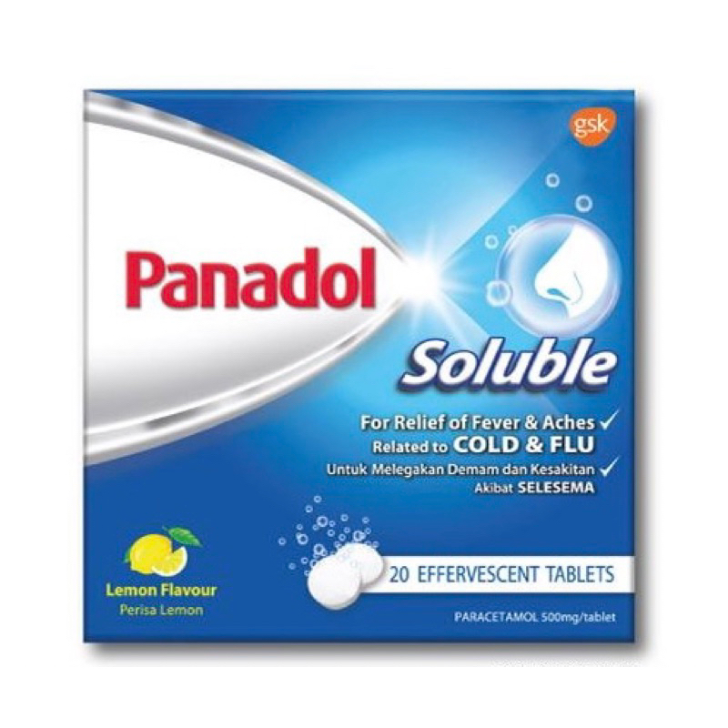 [🇸🇬 SG] *Ready Stock* PANADOL Soluble Tablet 20s/For Fast Relief of ...