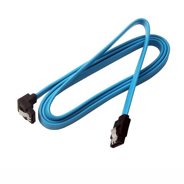SATA 3 and 1 Data Cable 50cm 100cm with One Side 90 Degree or L Shape ...