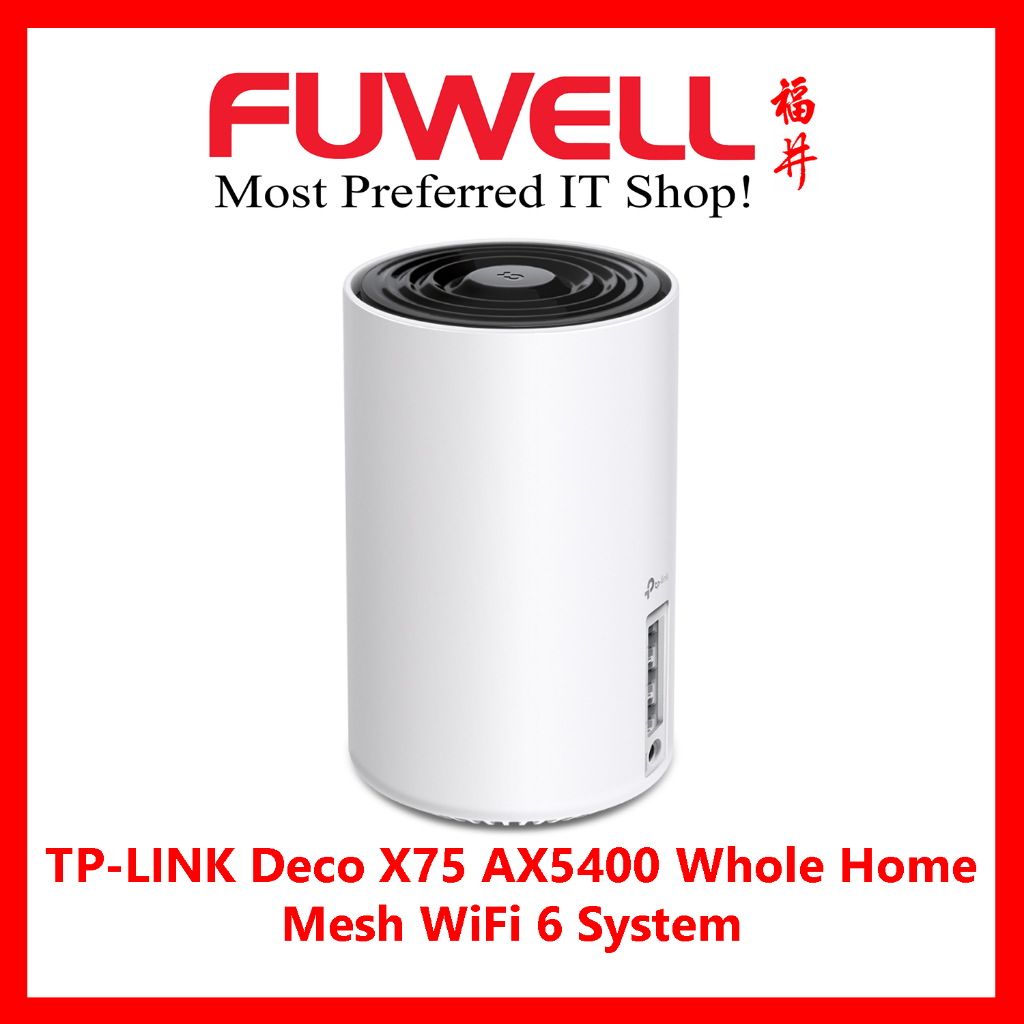 FUWELL- TP-LINK Deco X75 AX5400 Whole Home Mesh WiFi 6 System | Shopee ...