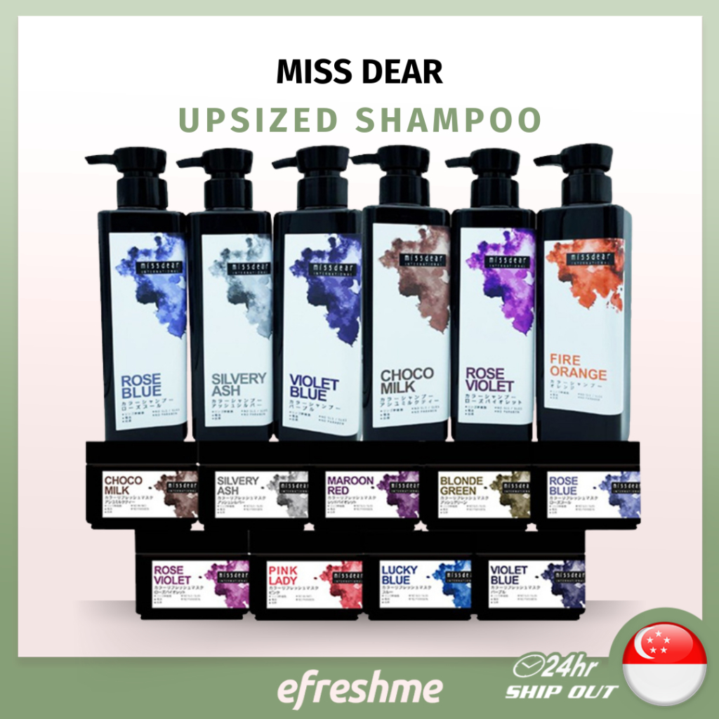 MISS DEAR UPSIZED SHAMPOO AND REFRESH MASK PROLONG VIBRANT HAIR COLOR ...