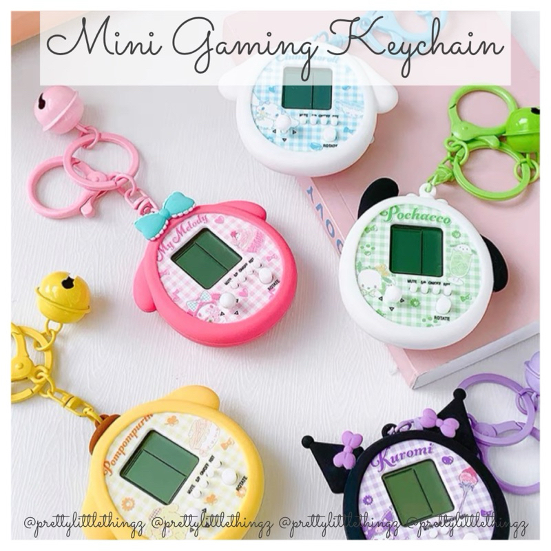 * SG READY STOCK * Sanrio Mini Gaming Keychain (Kuromi, Melody ...