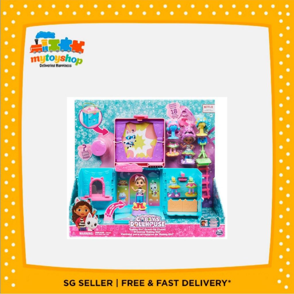 Gabby's Dollhouse Gabby's Rainbow Closet | Shopee Singapore